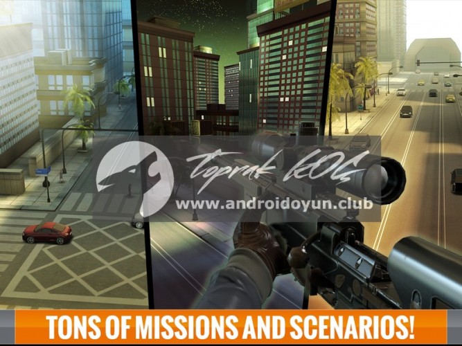 Sniper 3D Assassin v1.3 MOD APK - PARA HİLELİ