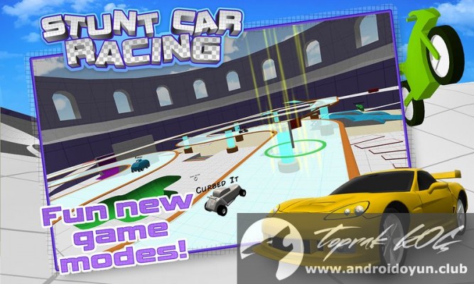 Stunt Car Racing Multiplayer v4.0.9 MOD APK - ARABA HİLELİ