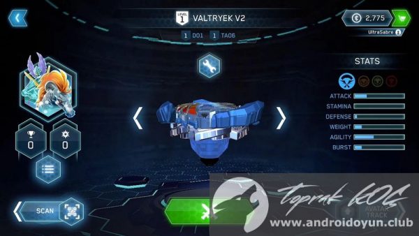 Beyblade Burst v1.0 MOD APK - PARA HİLELİ
