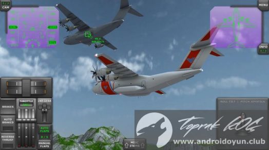 Turboprop Flight Simulator 3D v1.10 MOD APK - PARA HİLELİ