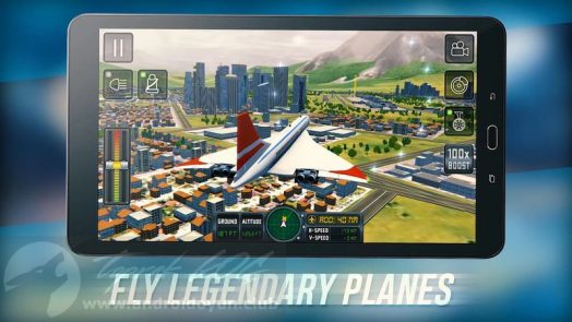 Flight Sim 2018 v1.0.4 MOD APK - PARA / ALTIN HİLELİ
