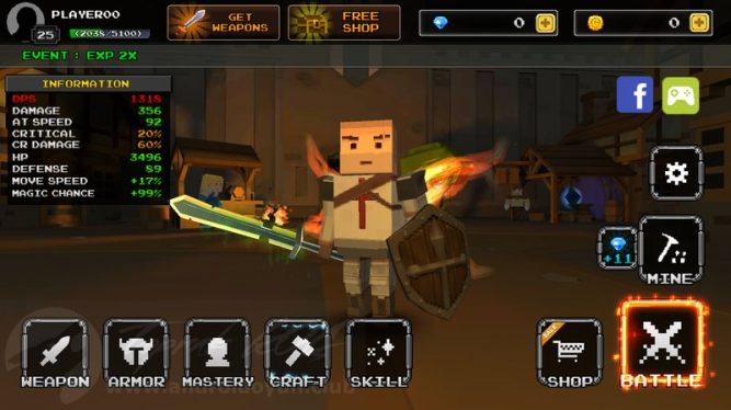 PIXEL BLADE Vip Action rpg v8.0 MOD APK - PARA HİLELİ