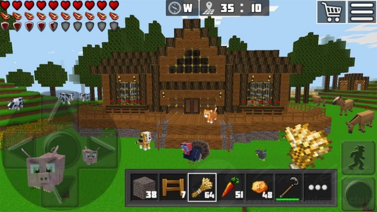 WorldCraft Premium v3.5.7 MOD APK - KİLİTLER AÇIK