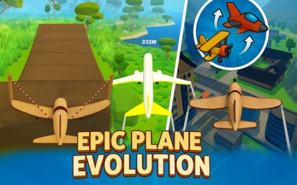 Epic Plane Evolution v1.6.25 MOD APK - PARA HİLELİ